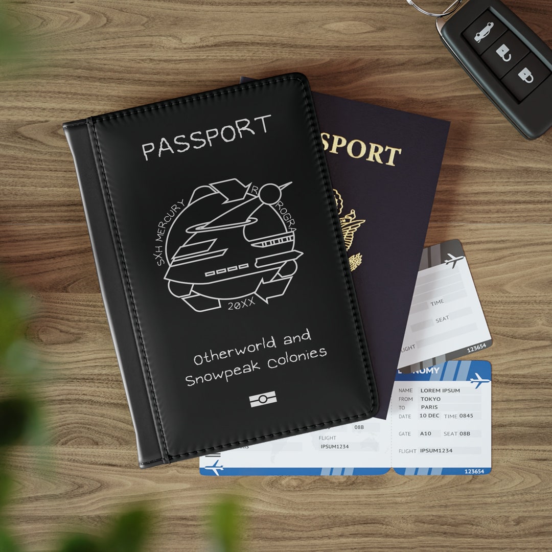 Omori RFID Passport Cover Wallet - Space Boyfriend's Spaceship - Etsy