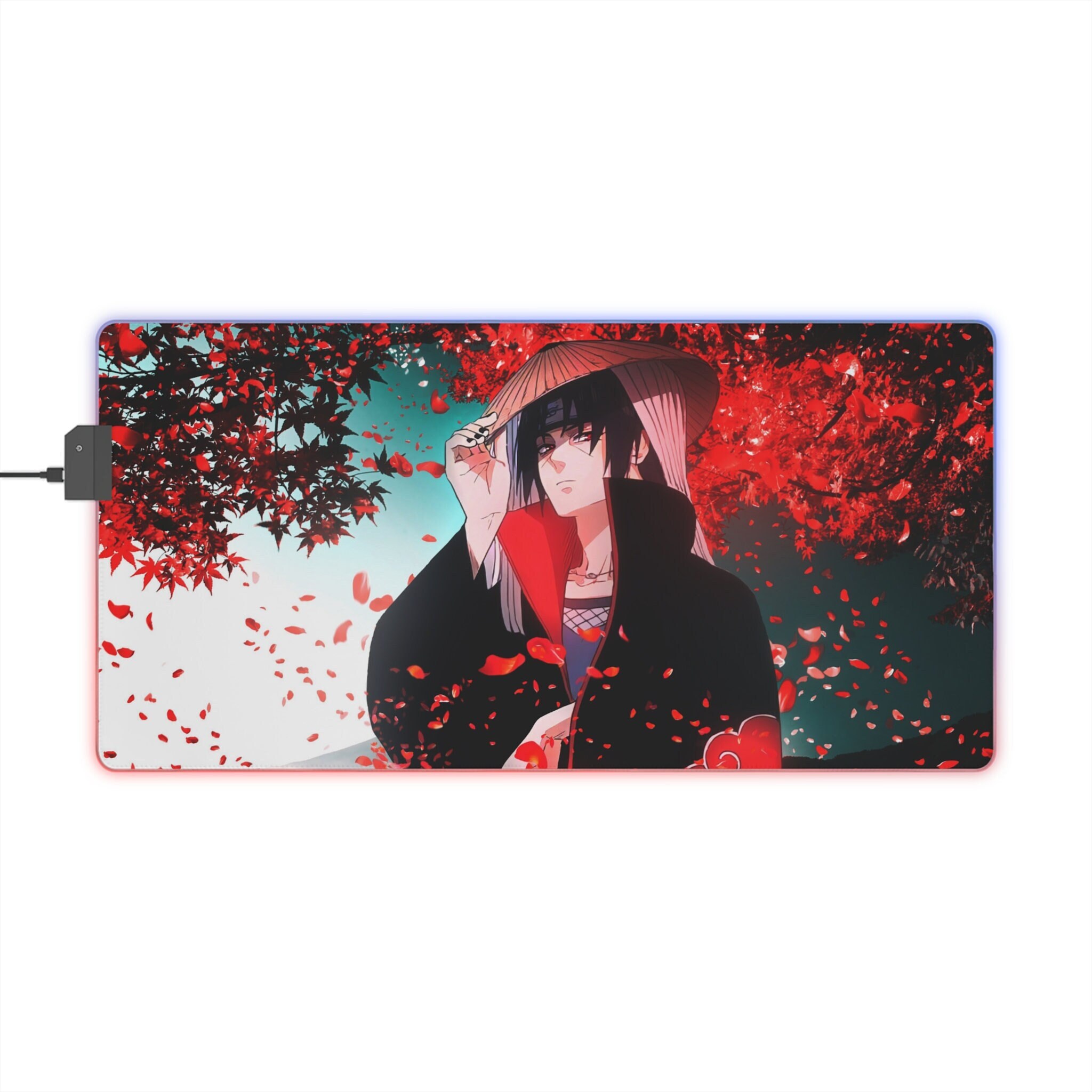 Retro Anime leddesk Mat, Long Desk Mats, Aesthetic Gaming Mousepad ...