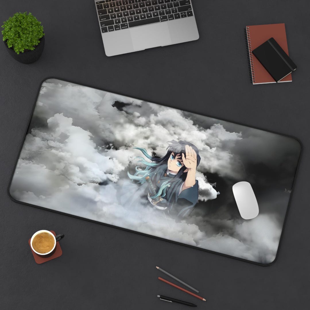 Anime Muichiro Tokito Cool Desk Mat Unique Home Office Decor, Gaming ...
