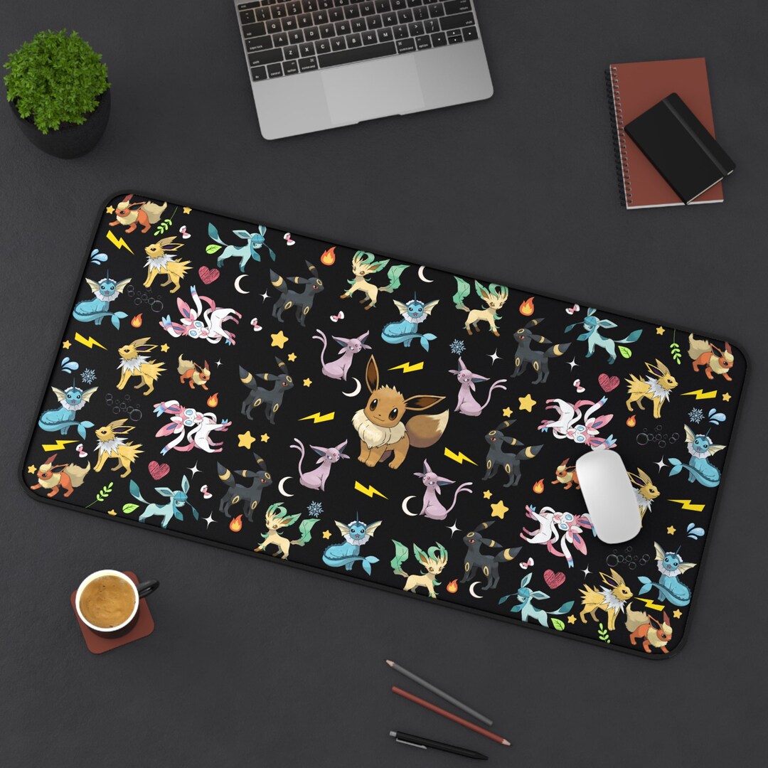 Pokemon Gaming Desk Mat, Long Desk Mats, Mousepad, Christmas Birthday ...