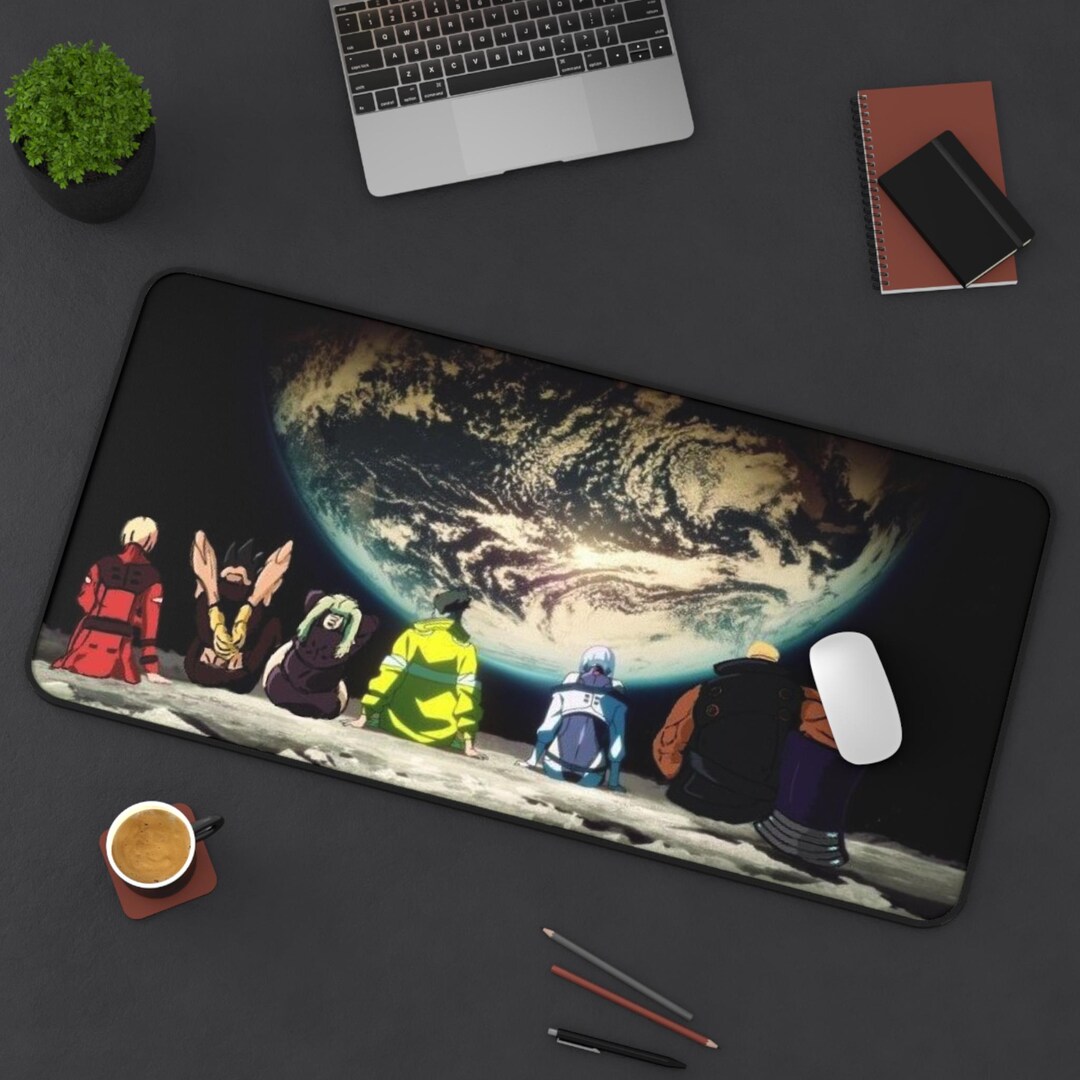 Cyber Punk Moon Desk Mat, Lunar Computer Pad, Space Mouse Pad, Cool ...