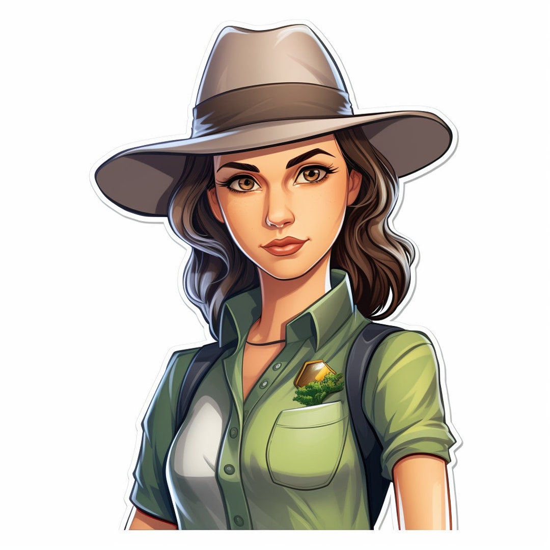 2x2in Park Ranger Sticker Weatherproof and Uv-resistant - Etsy