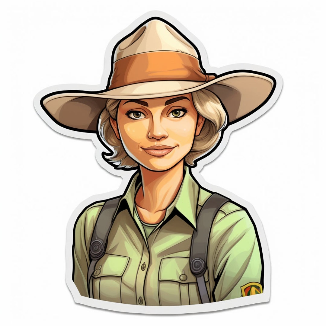 2x2in Park Ranger Sticker Weatherproof and Uv-resistant - Etsy