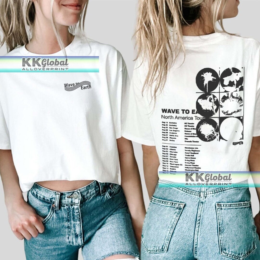 Wave to Earth North America Tour Shirt W2e Shirt Wave to - Etsy