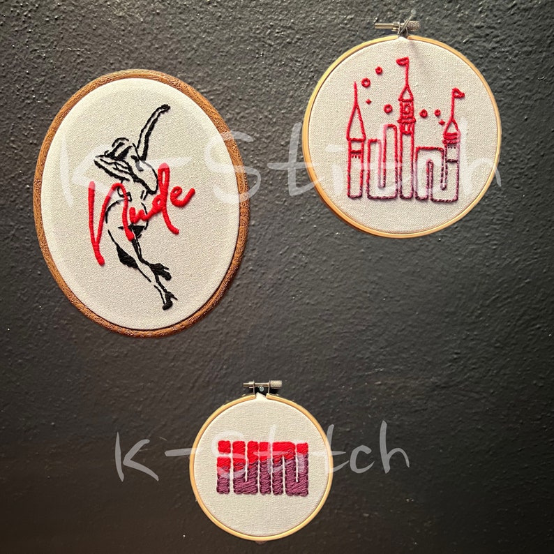 Gidle (g)i-dle Nxde Logo Cross Stitch Embroidery - Etsy