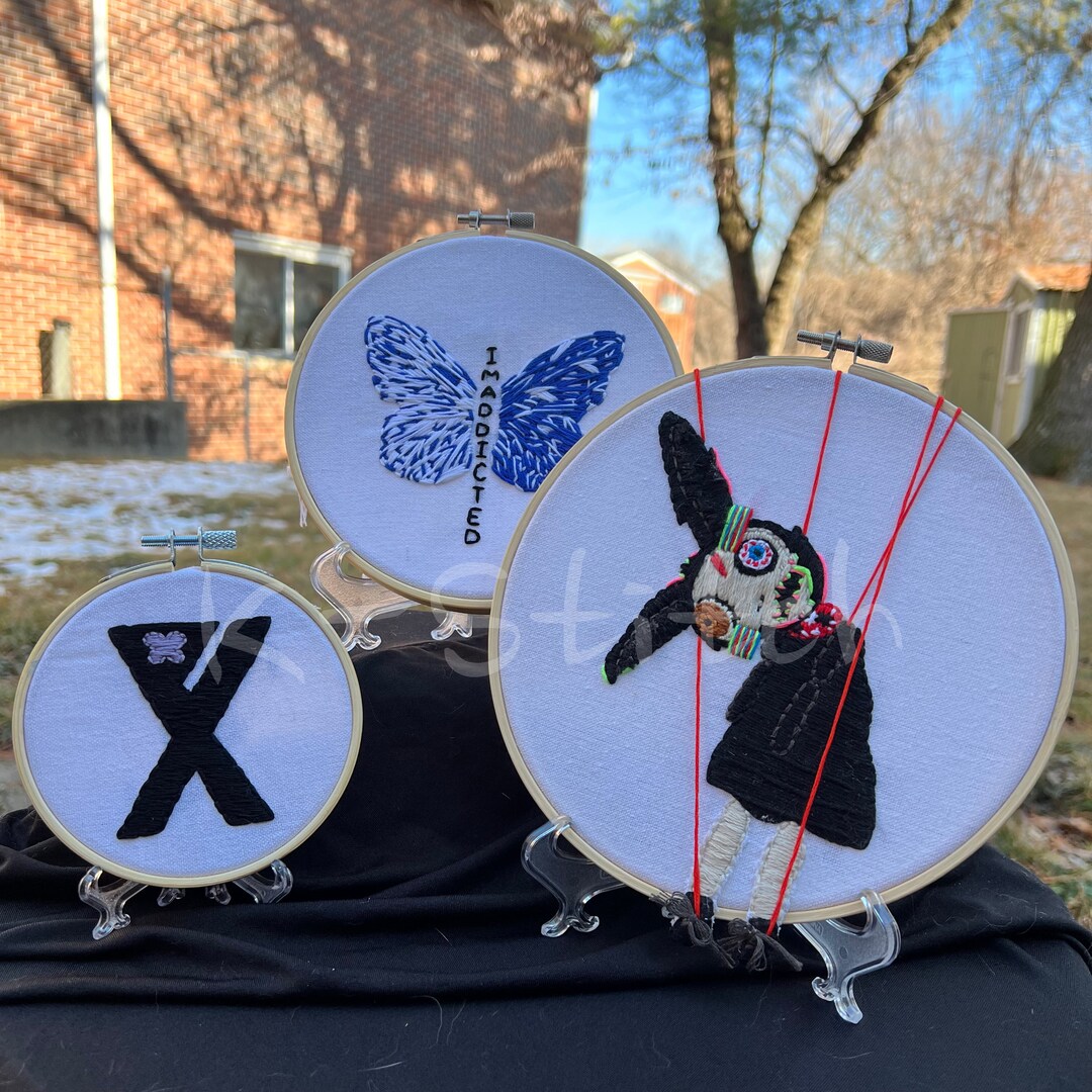 Pixy Logo Addicted Marionette Embroidery Cross Stitch - Etsy