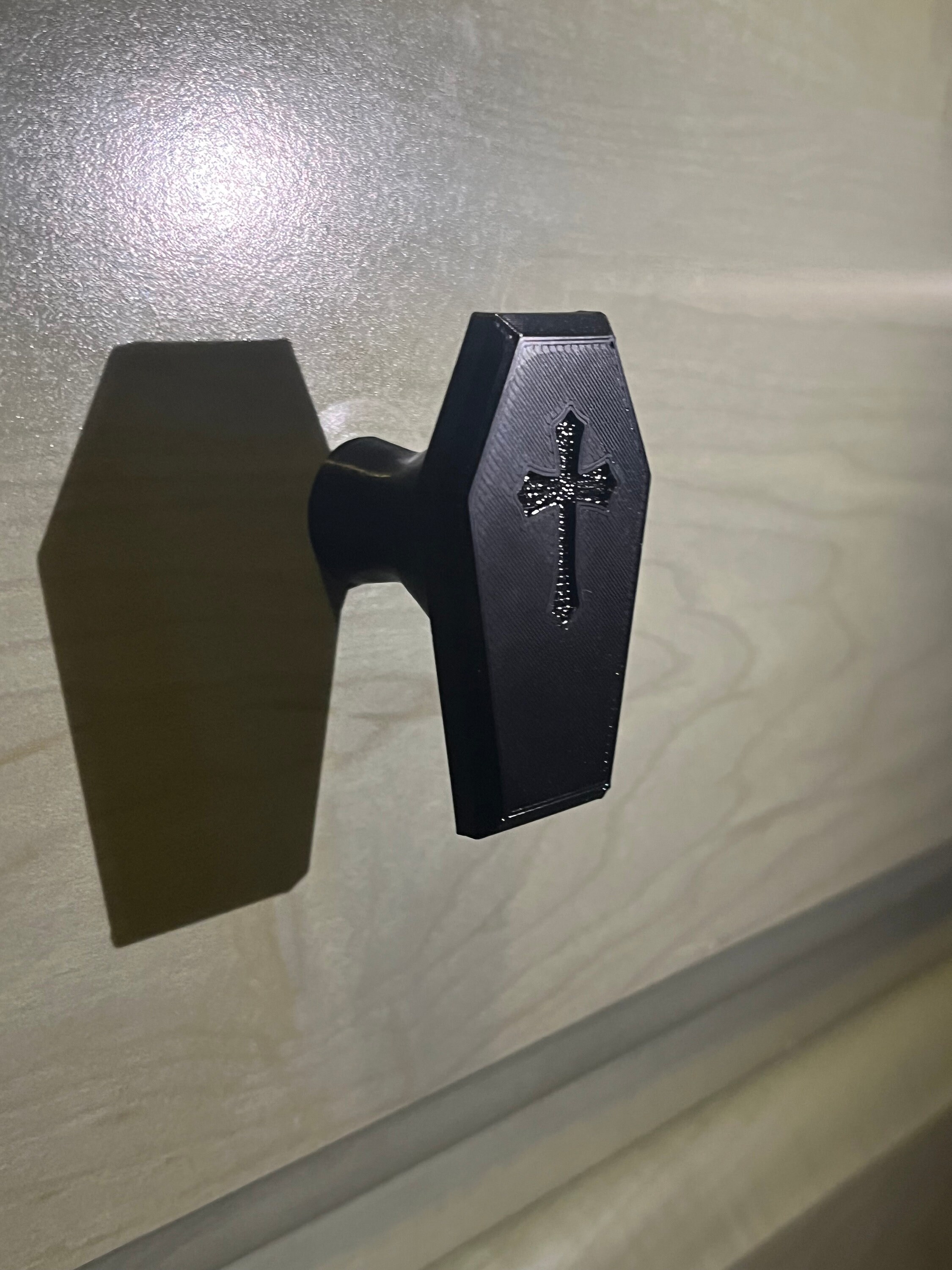 Gothic Coffin Knob, Casket Drawer Handle, Home Decor, Kitchen Pull ...