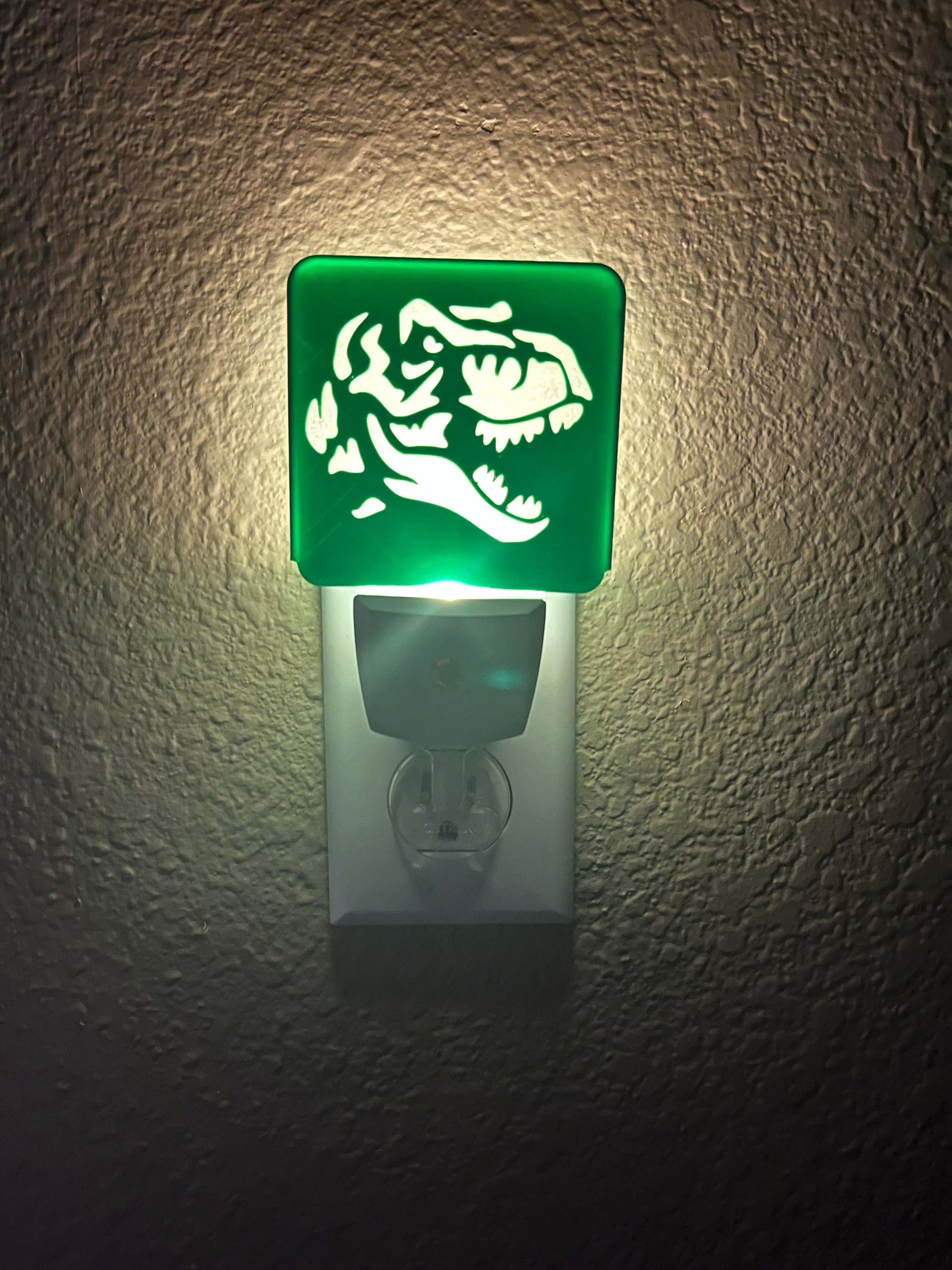 T-rex Plug-in LED Night Light With Light Sensor, Dinosaur Nightlight ...