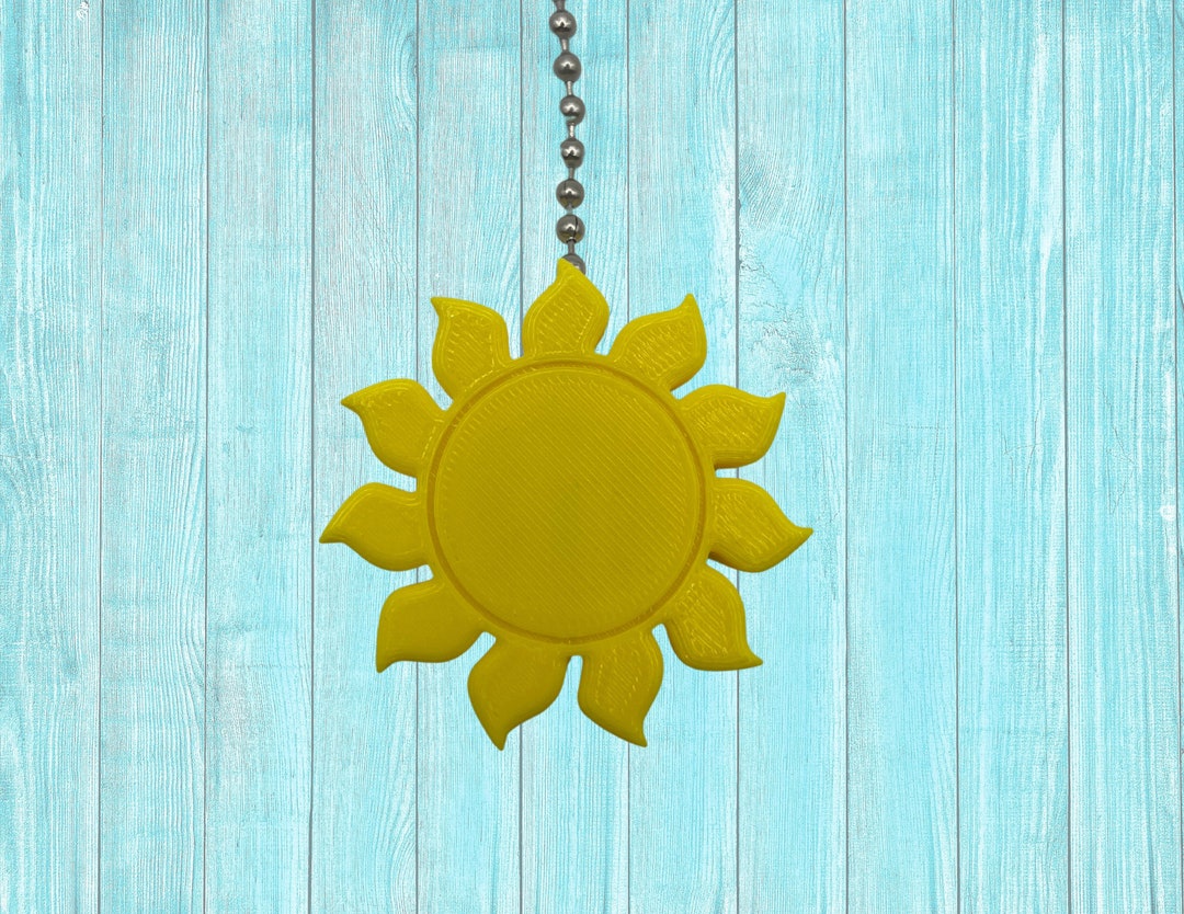 Sun Ceiling Fan Pull Cute Sun Fan Chain Pull Nursery Decor - Etsy