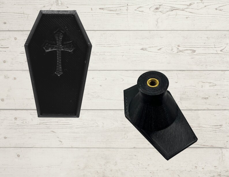 Gothic Coffin Knob, Casket Drawer Handle, Home Decor, Kitchen Pull ...