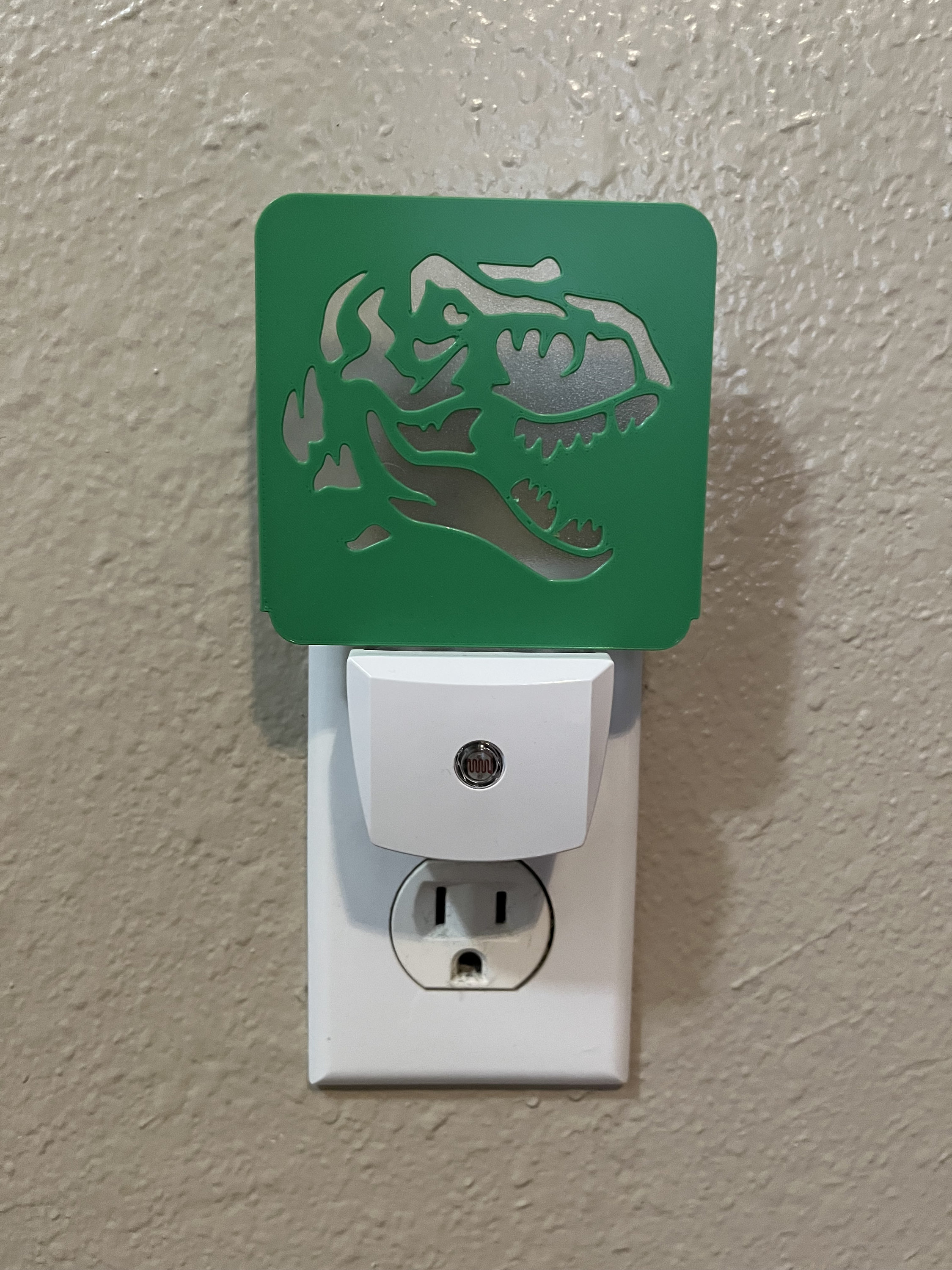 T-rex Plug-in LED Night Light With Light Sensor, Dinosaur Nightlight ...