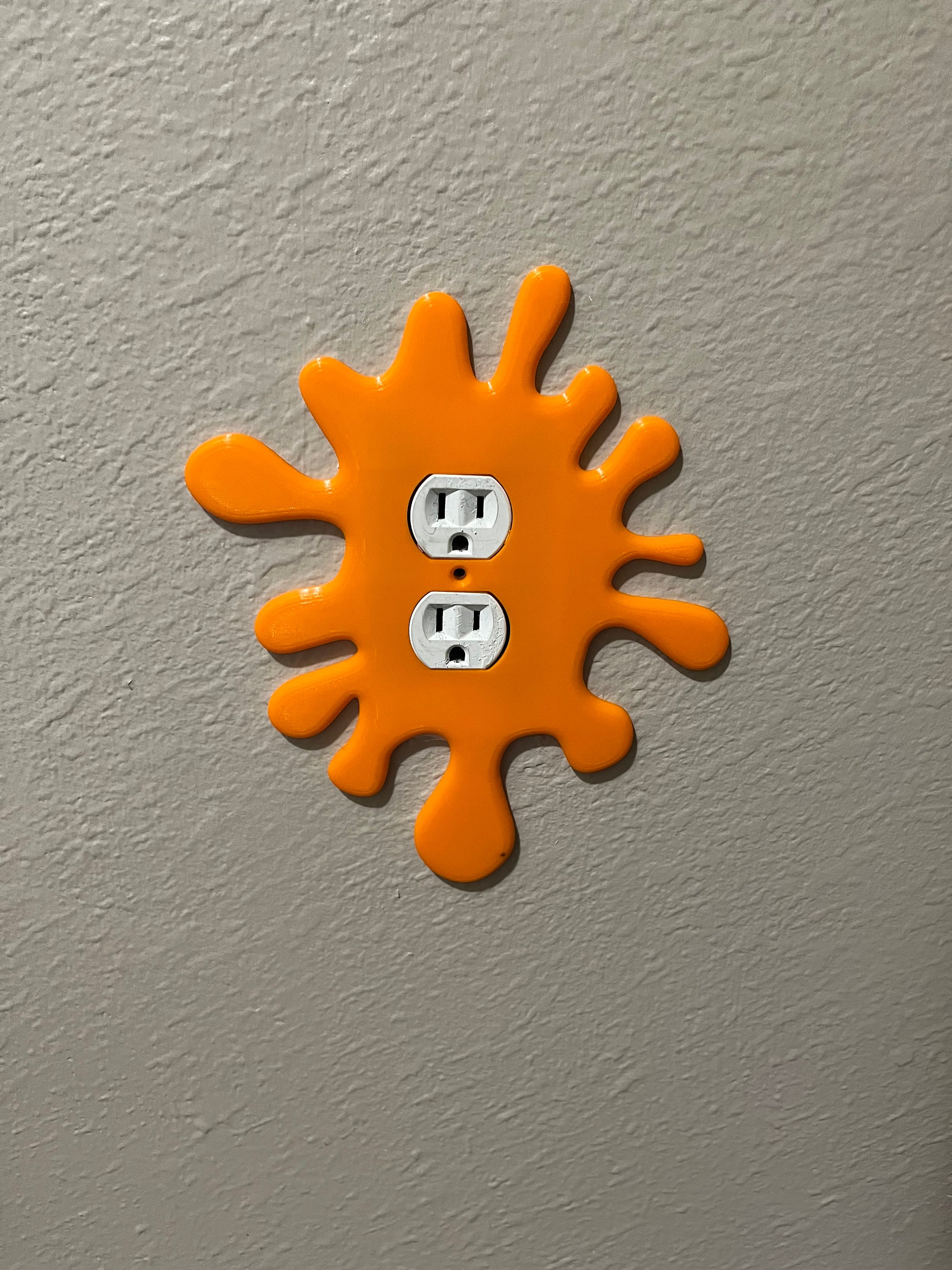 Paint Splatter Light Switch Cover, Blob Wall Plate,slime Home Decor ...