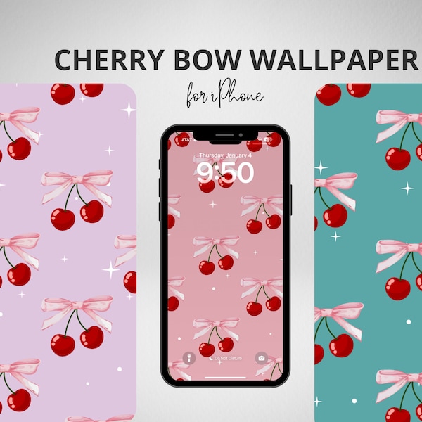Cherry Wallpaper - Etsy
