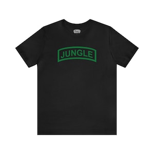 Jungle Tab Army T-shirt Black | Infantry | Military Gift for Him ...