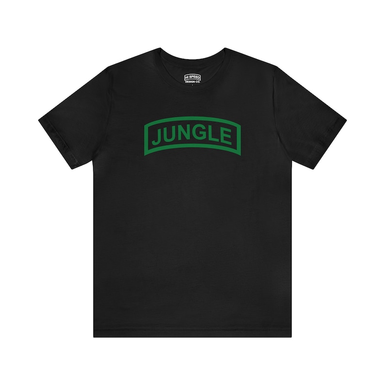 Jungle Tab Army T-shirt Black | Infantry | Military Gift for Him ...
