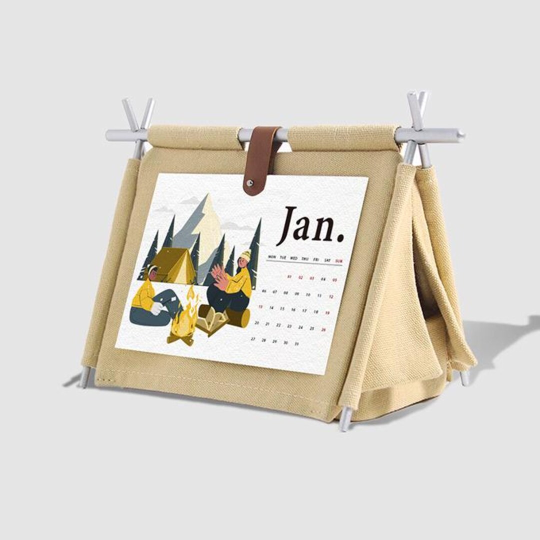 2025 New DIY Tent Desk Calendar/monthly Calendar - Etsy