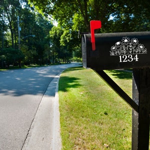 Flower Mailbox Decal - Etsy