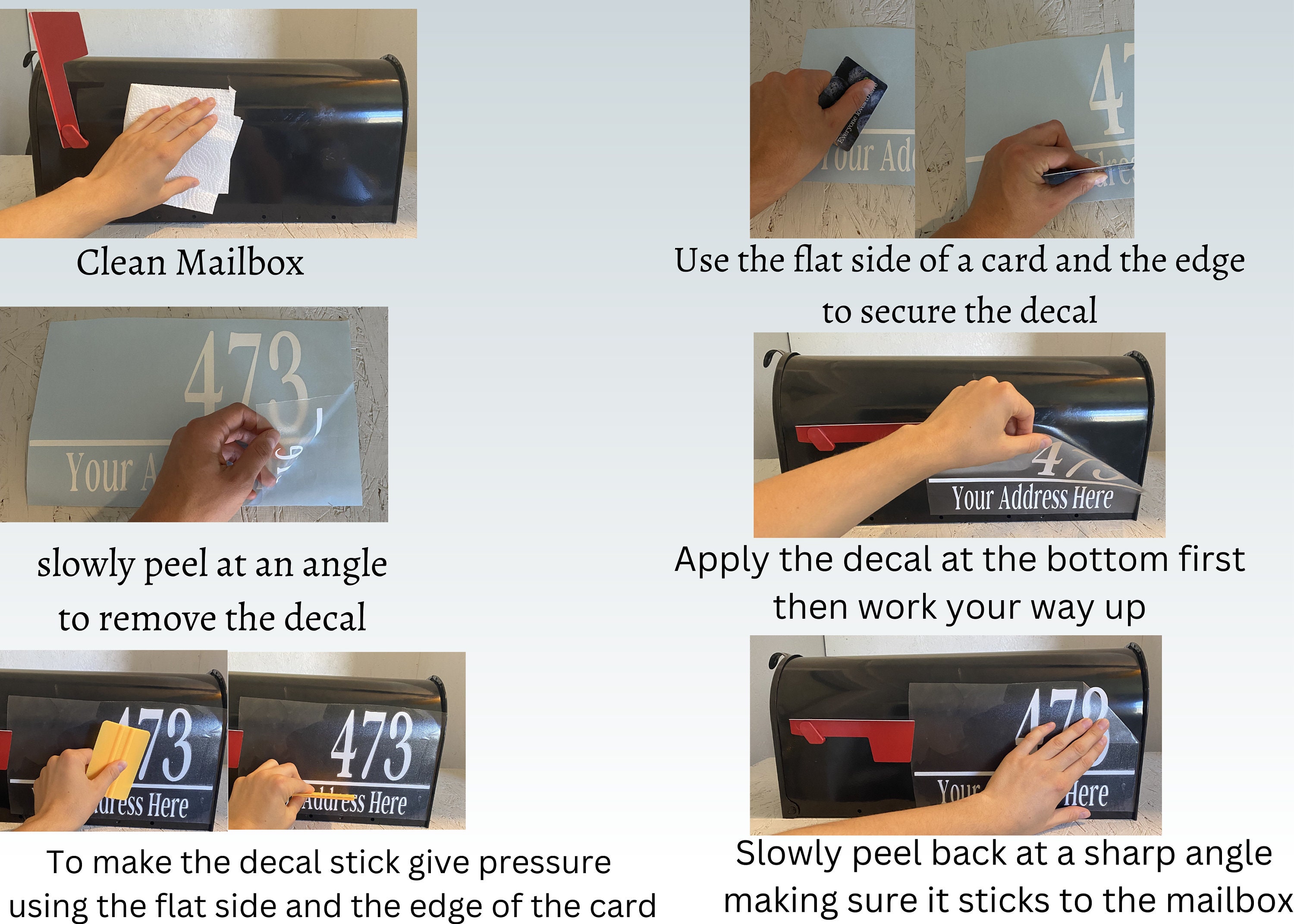 Flower Mailbox Decal - Etsy