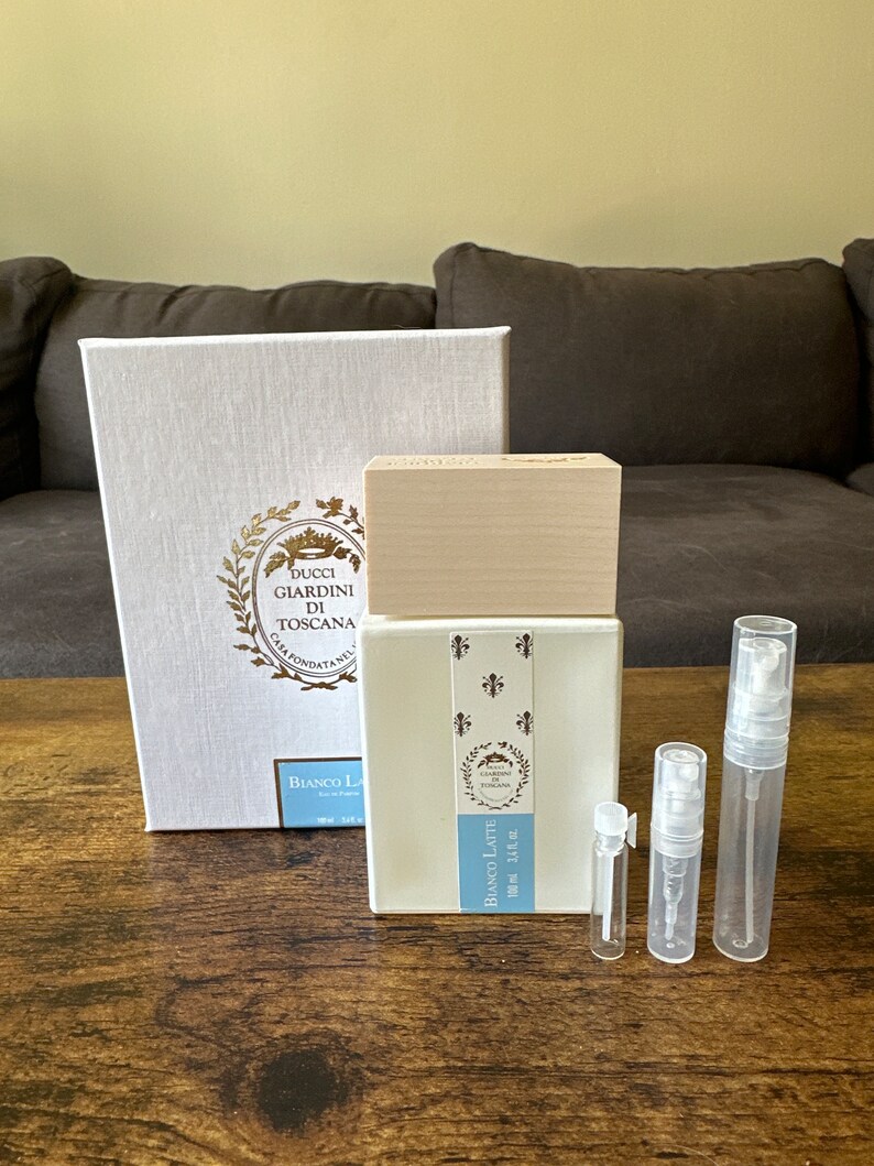 Bianco Latte by Giardini Di Toscana Sample Fragrance Tester - Etsy ...