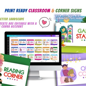 Editable & Printable Daycare Classroom Signs | Preschool Corner ...