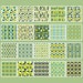 Retro Seamless Patterns Digital Paper Lime Green Blue Patterns Instant ...