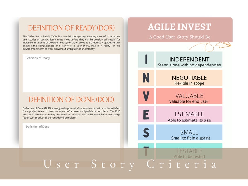 User Story Template | Product Owner | Project Manager | Agile | Scrum ...