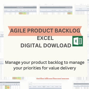 Agile Product Backlog Agile Project Management Framework Product Owners ...