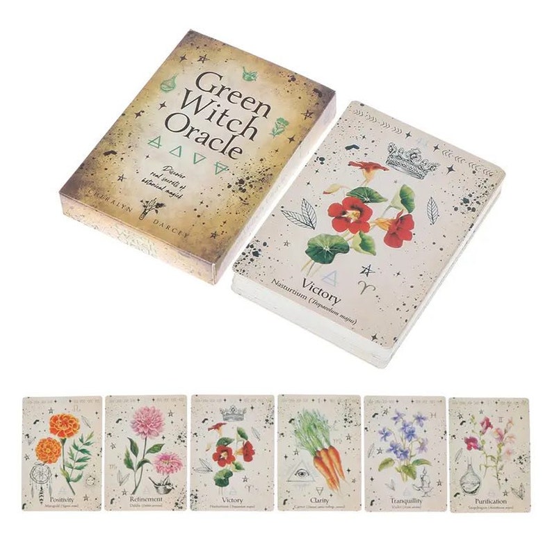 Oracle Tarot Deck With Meaning on Tarot Cards. - Etsy