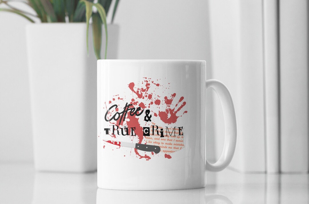 True Crime Mug, True Crime Gift, True Crime Junkie 11oz Mug, Coffee ...