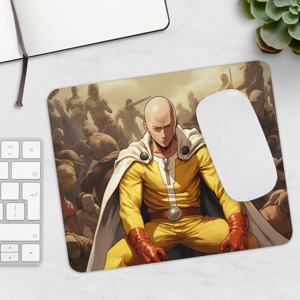 One Punch Man Mousepad - Etsy