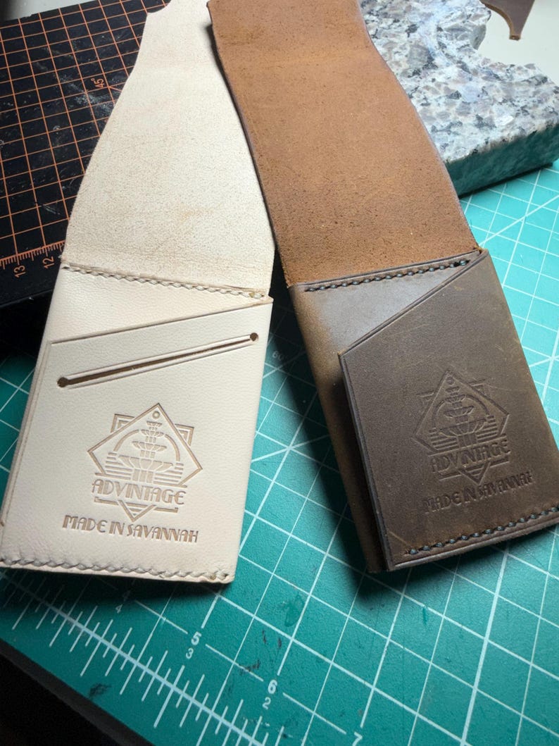 Handmade Full-grain Leather Bifold Wallet: Slim Minimalist Design - Etsy