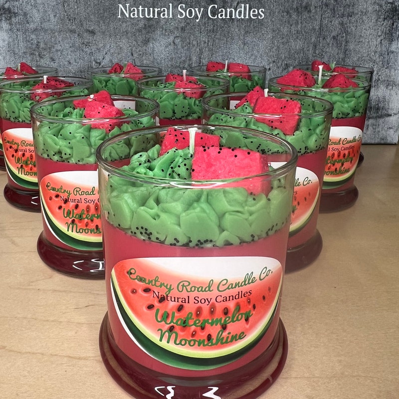 Watermelon Candle - Etsy