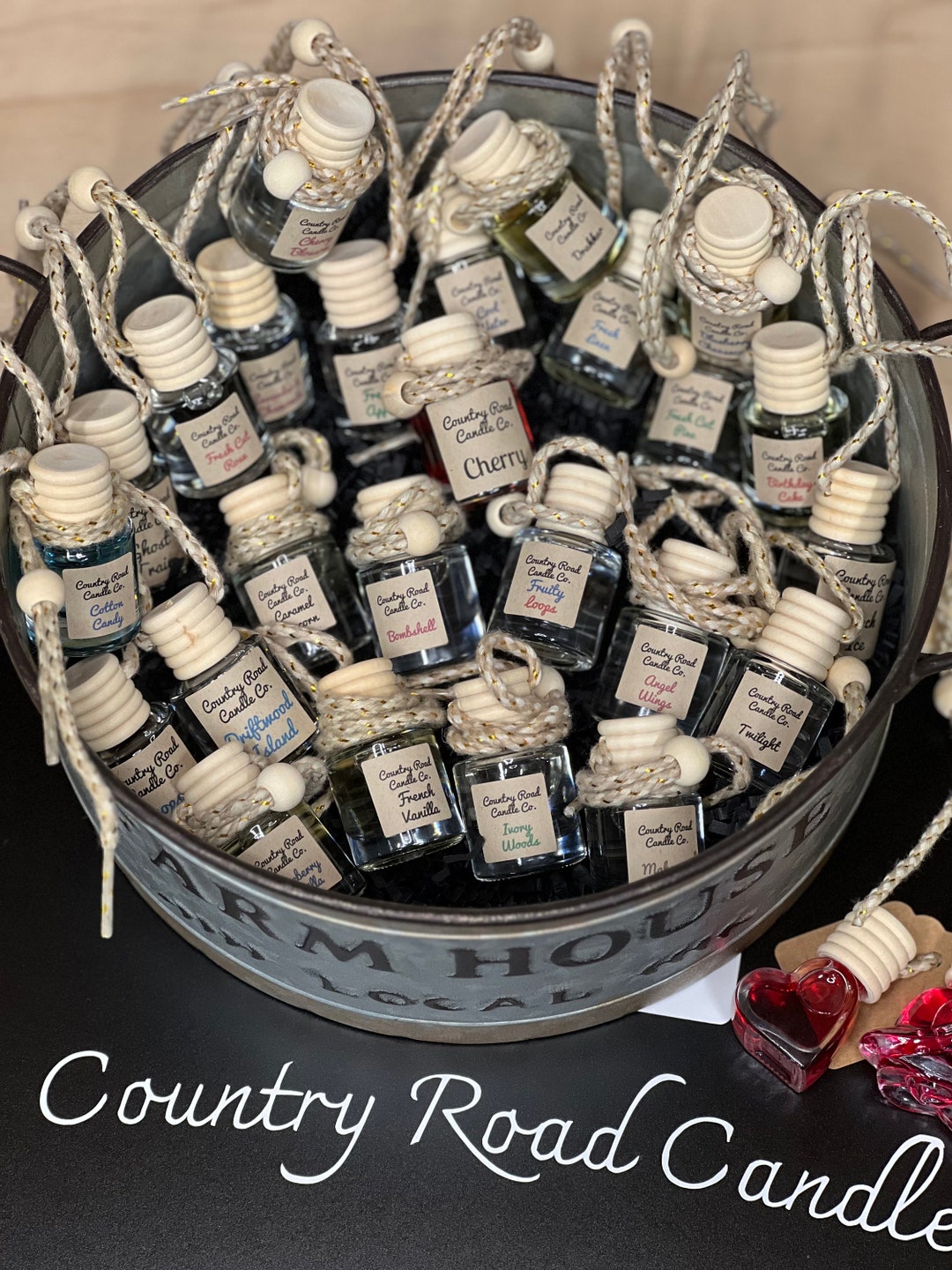 Hanging Car Diffuser (choose 2): Natural Fragrance Oils, Car Decor - Etsy