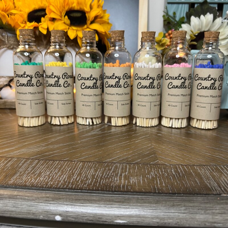 Colored Matches - Etsy