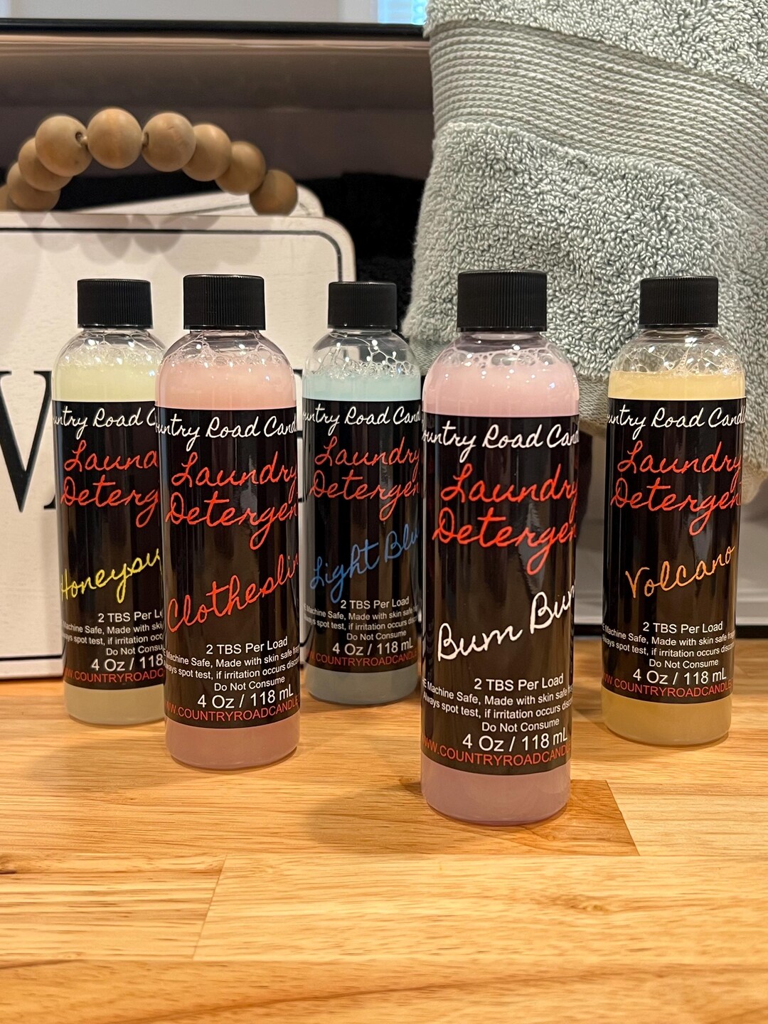 4oz Laundry Detergent 4 Pack Sample Set - Etsy