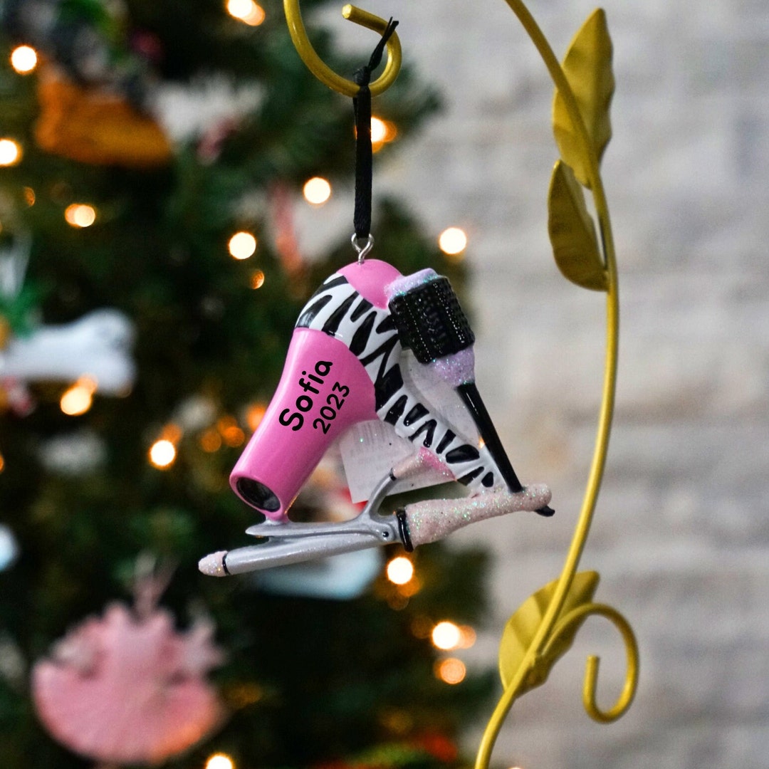 Hair Stylist Personalized Christmas Ornament, Hair Dresser Custom ...