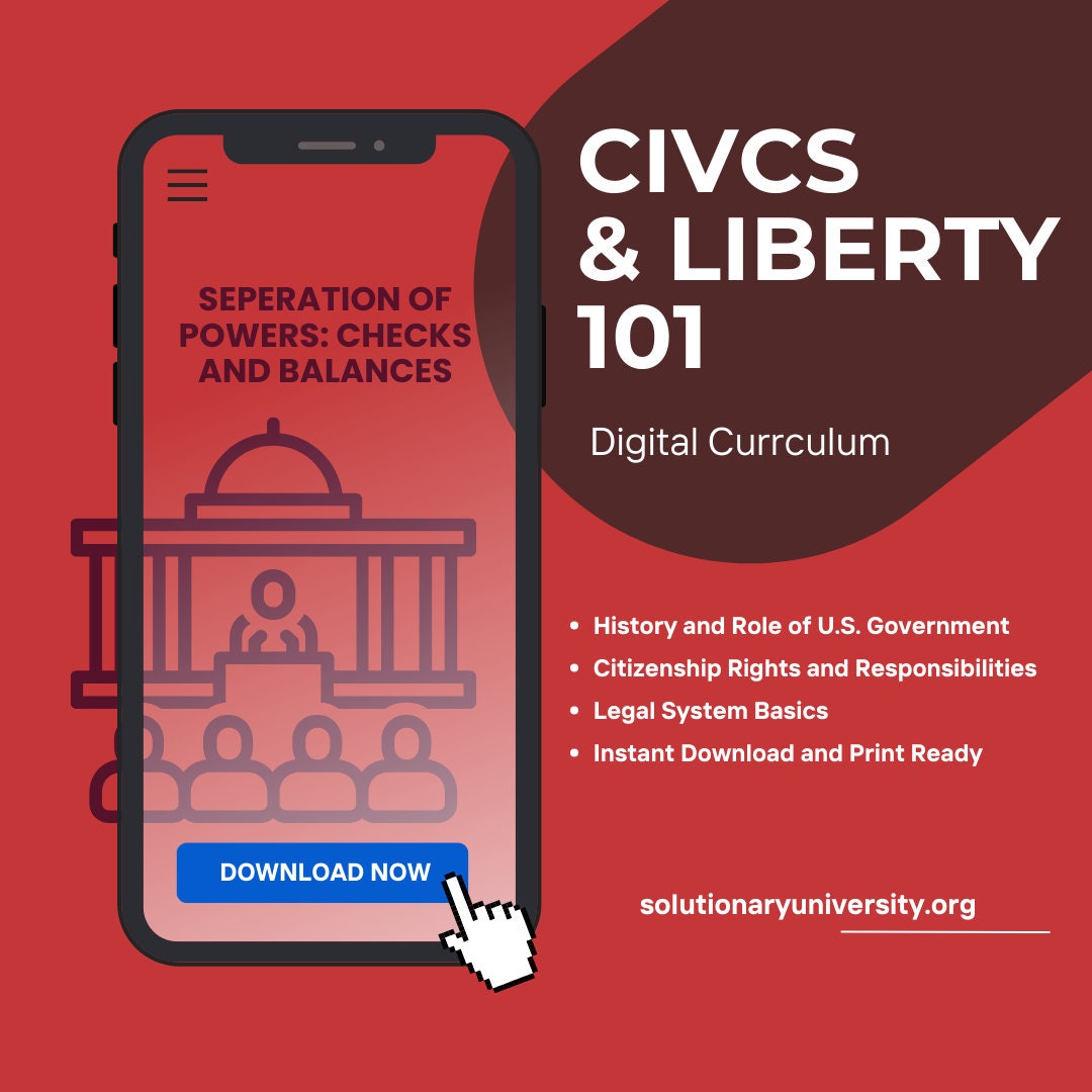 Civics & Liberty 101 Printable Curriculum - Etsy
