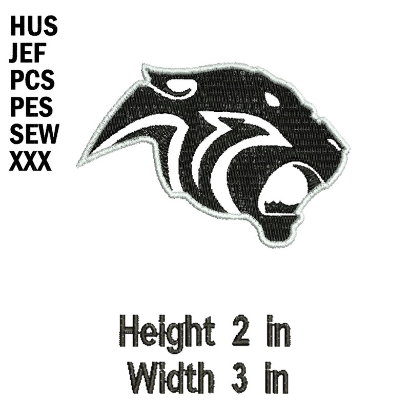 Panthers Embroidery - Etsy