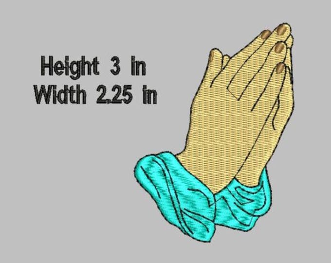 Praying Hands - Machine Embroidery Design, Embroidery Designs, Machine ...