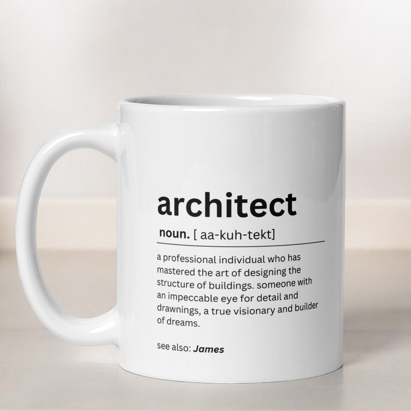 Designer Mugs for Architect - Etsy