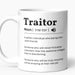 Funny Traitor Mug: Personalized Leaving Gift for Colleague - Etsy UK