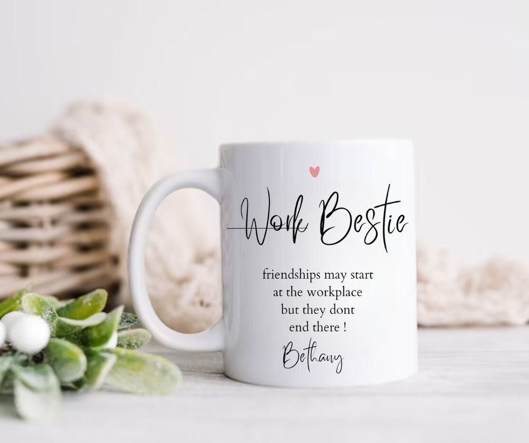 Personalised Work Friendship Keepsake - Gift for Work Bestie - Gift for ...