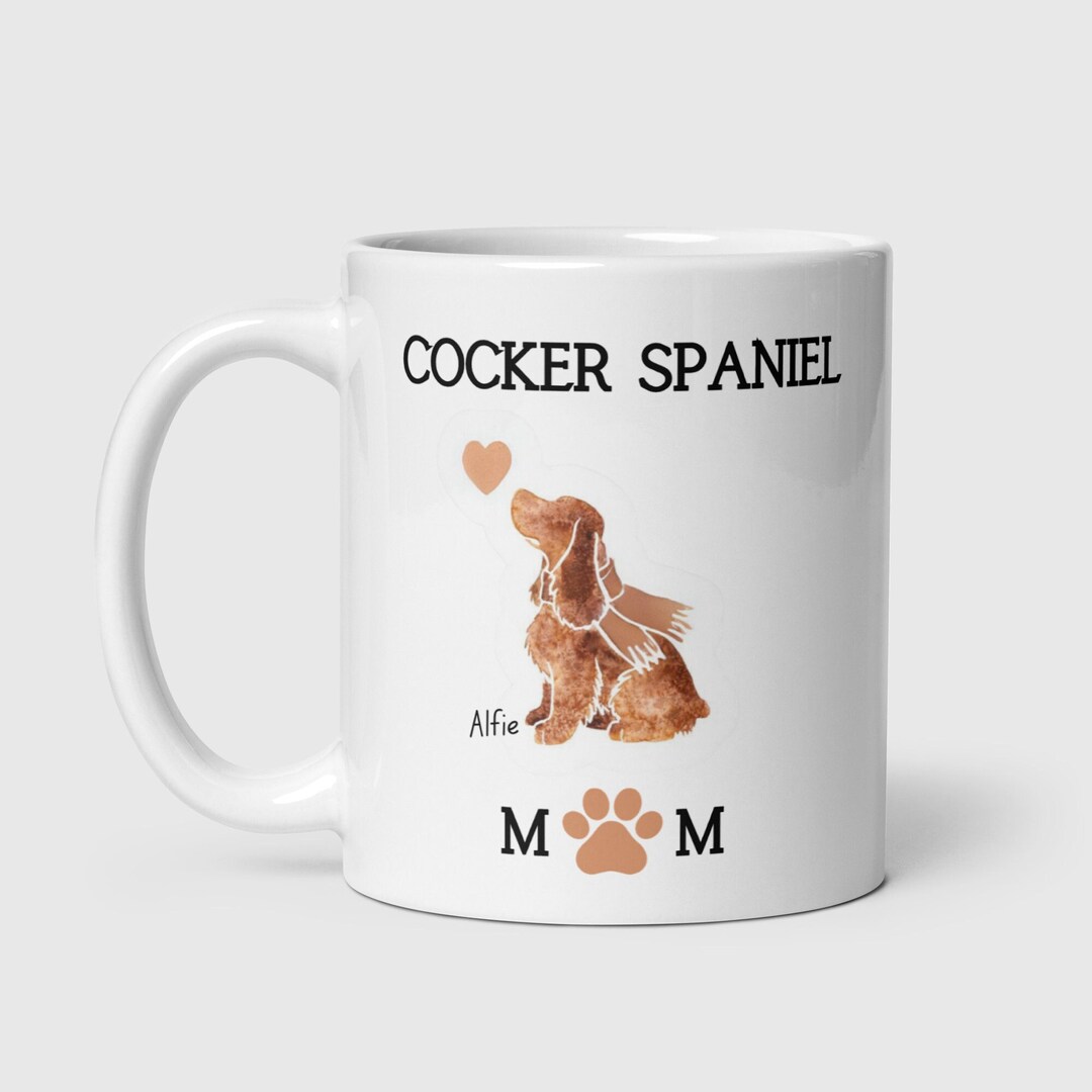 Mom and Dad Cocker Spaniel Gifts-cocker Spaniel Mug-personalised Dog ...
