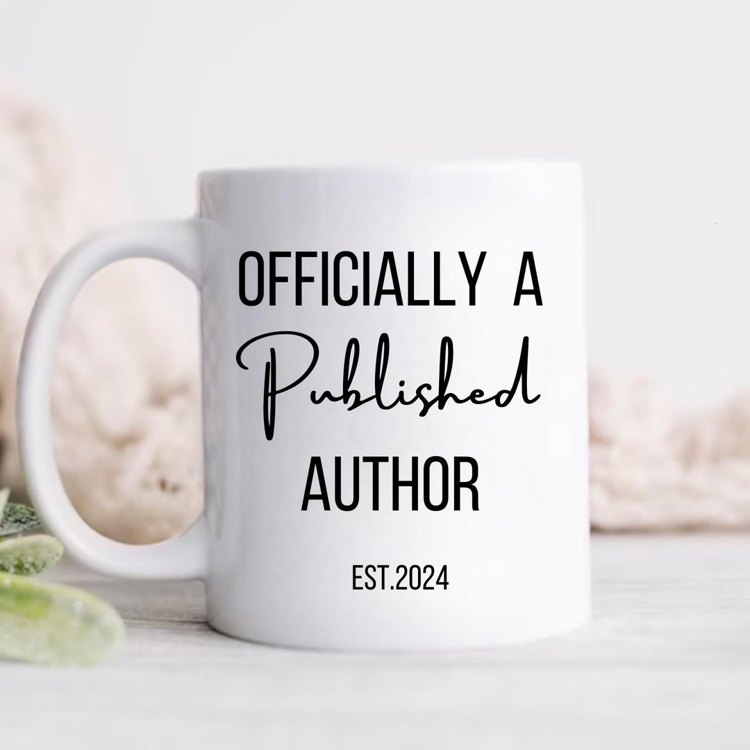 Personalised New Author Gift - Officially a Published Author - Gift for ...