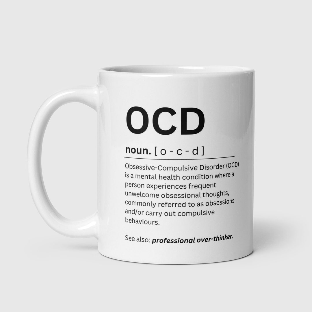 OCD Definition Mug - Personalised Mug With Name - OCD Personality ...