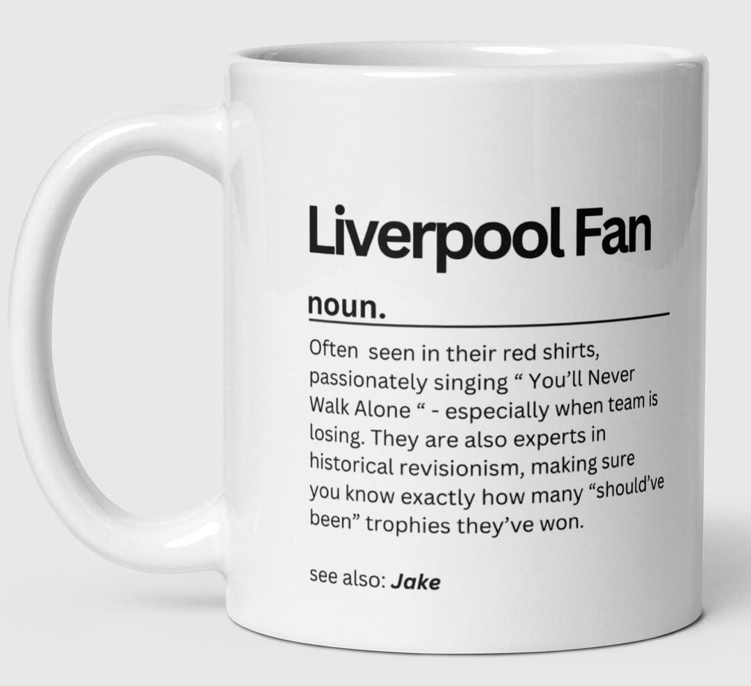 Personalised Liverpool Fan Definition Mug - Football Banter Gift- Gift ...