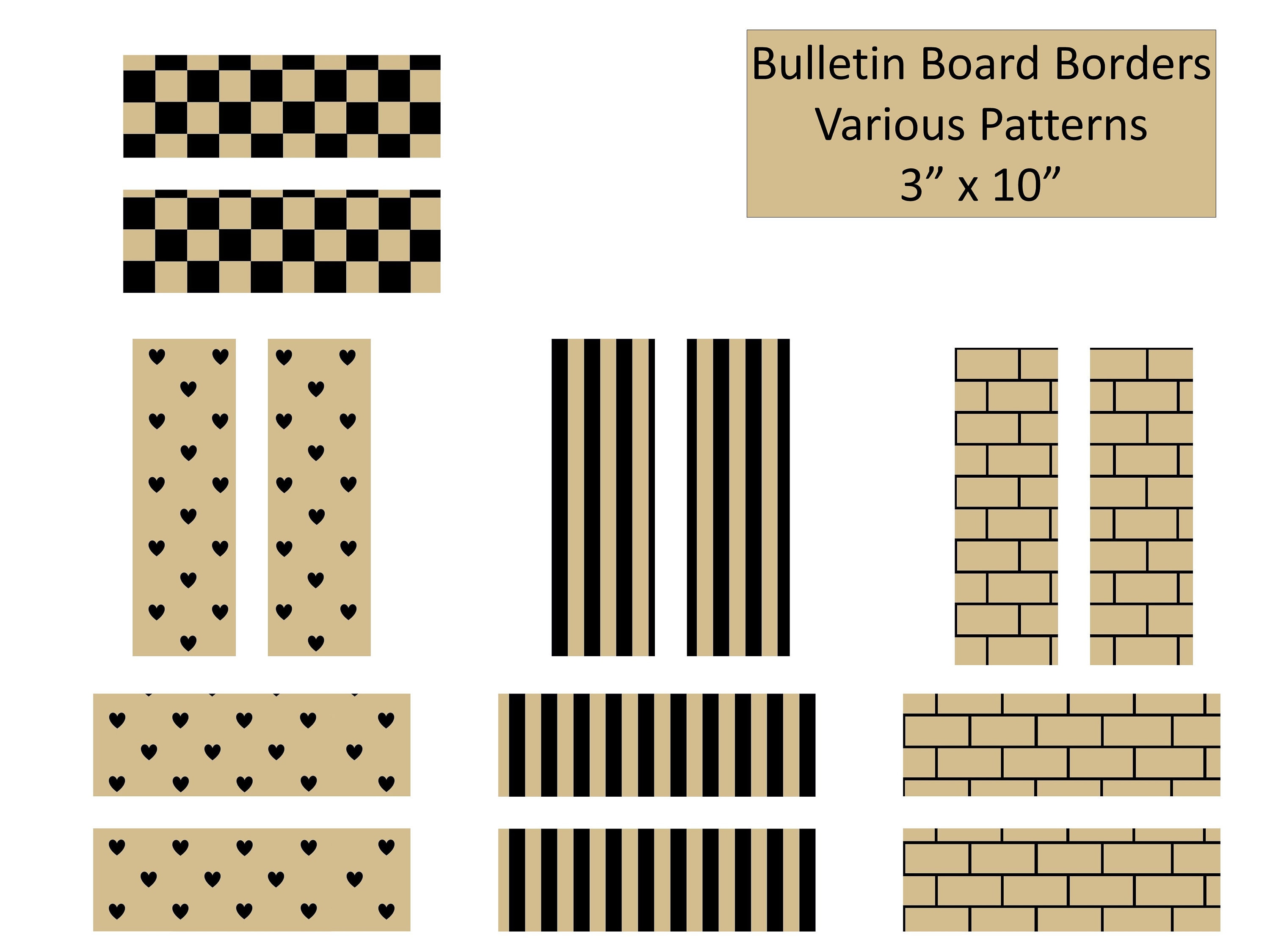 Black and Gold Classroom Decor Bundle: Signs, Banners (digital Download ...