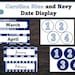 School Colors: Carolina Blue and Navy Classroom Decor Bundle for Middle ...