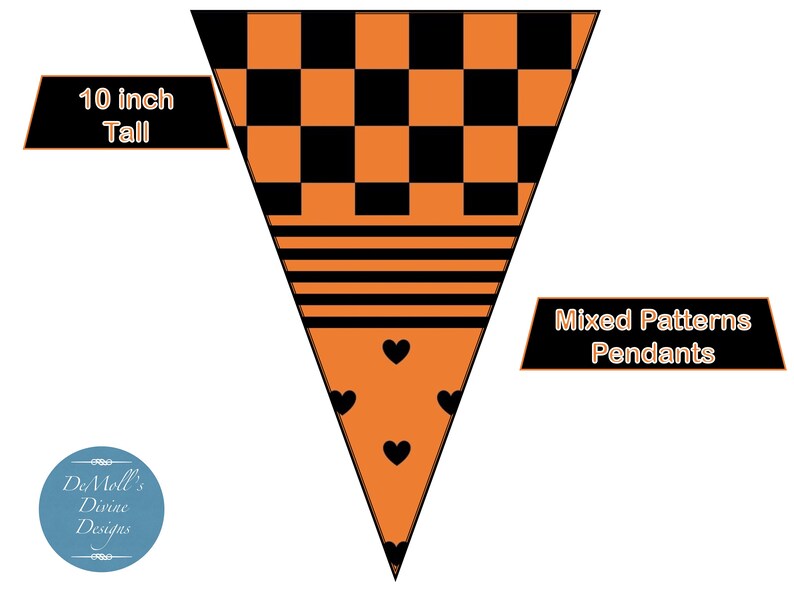 Orange and Black School Banners: Homecoming, Spirit Week, Halloween ...