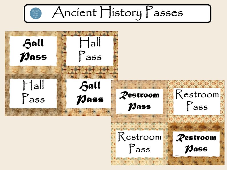 Ancient History Classroom Decor Bundle: Christian School (digital ...
